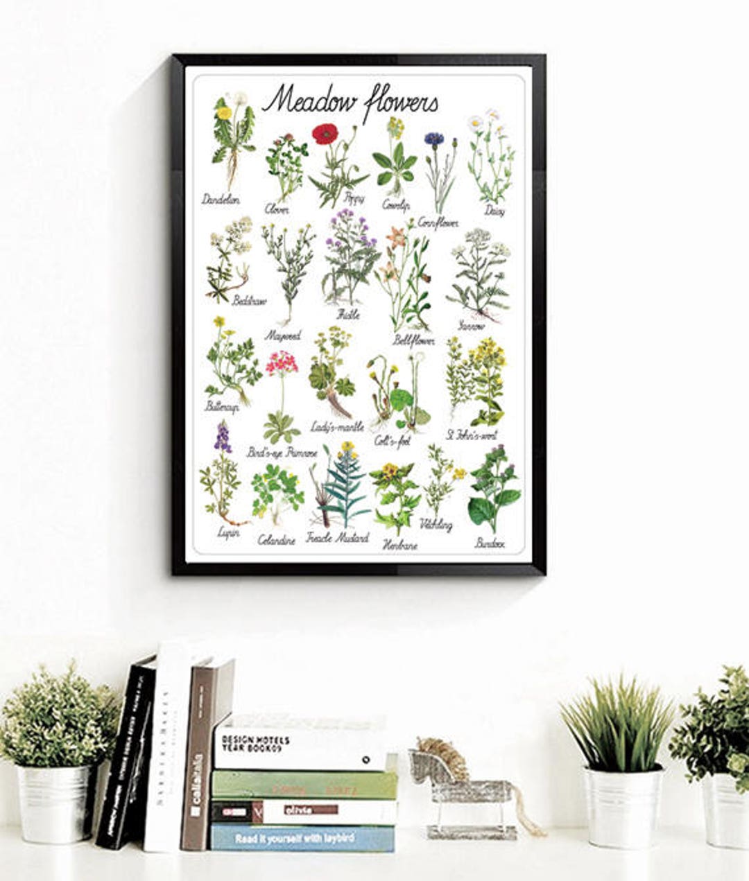 Montessori, Preschool, Kindergarten Printable Flowers Art, Instant ...