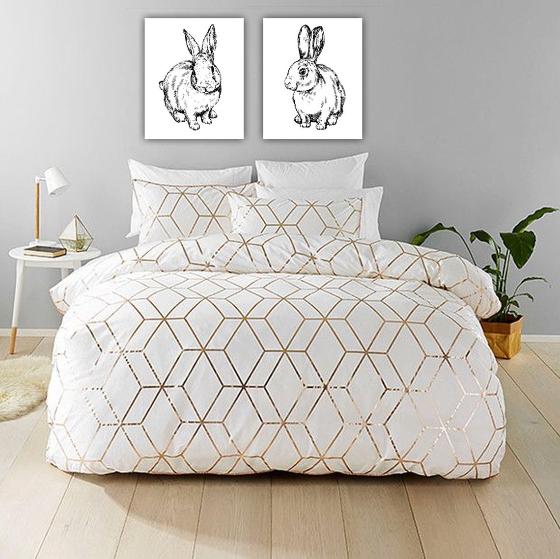 Rabbit Vector Files, Rabbit Illustration, Drawing, SVG File, Eastern ...