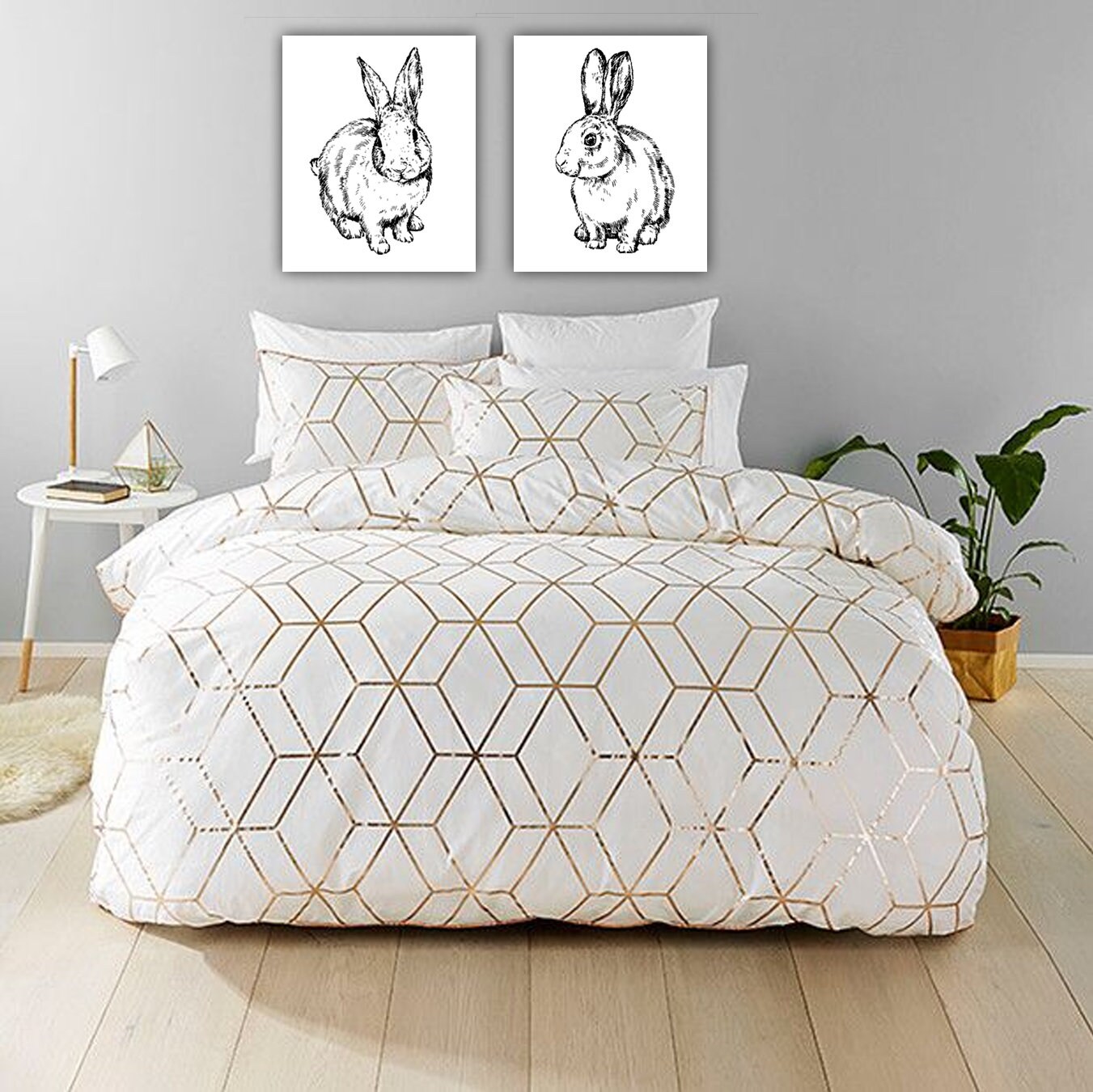 Rabbit Vector Files, Rabbit Illustration, Drawing, SVG File, Eastern ...