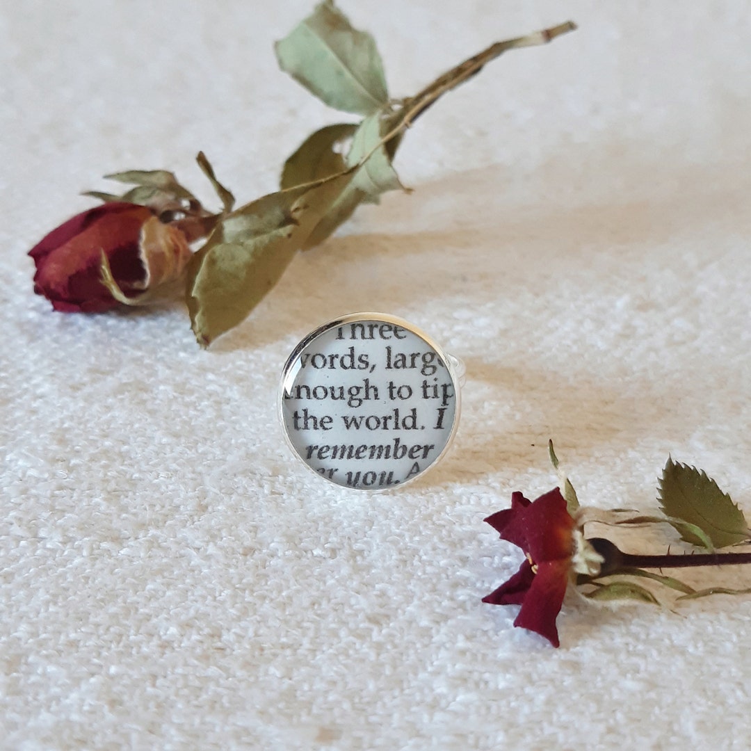 The Invisible Life of Addie Larue Ring three Words, Large Enough to Tip ...