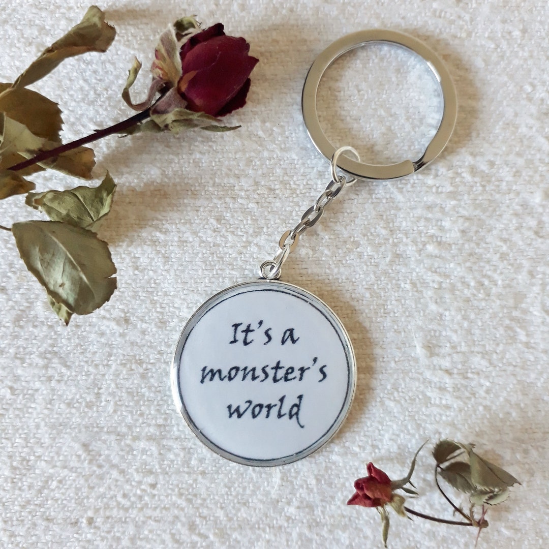 This Savage Song Keychain it's a Monster's - Etsy