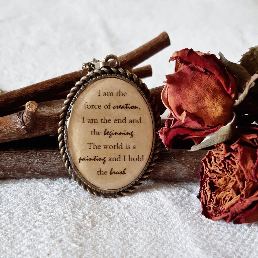 The Burning God Medallion i Am the Force of Creation, I Am the End and ...