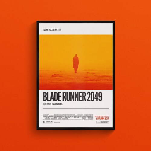 Blade Runner Minimalist Movie Poster Original Artwork - Etsy