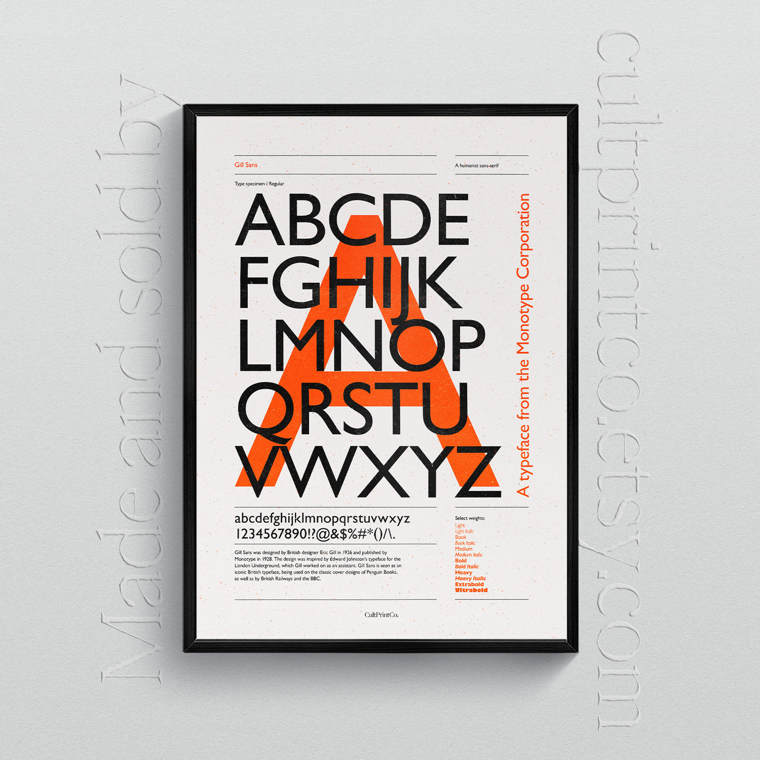 Typeface Poster