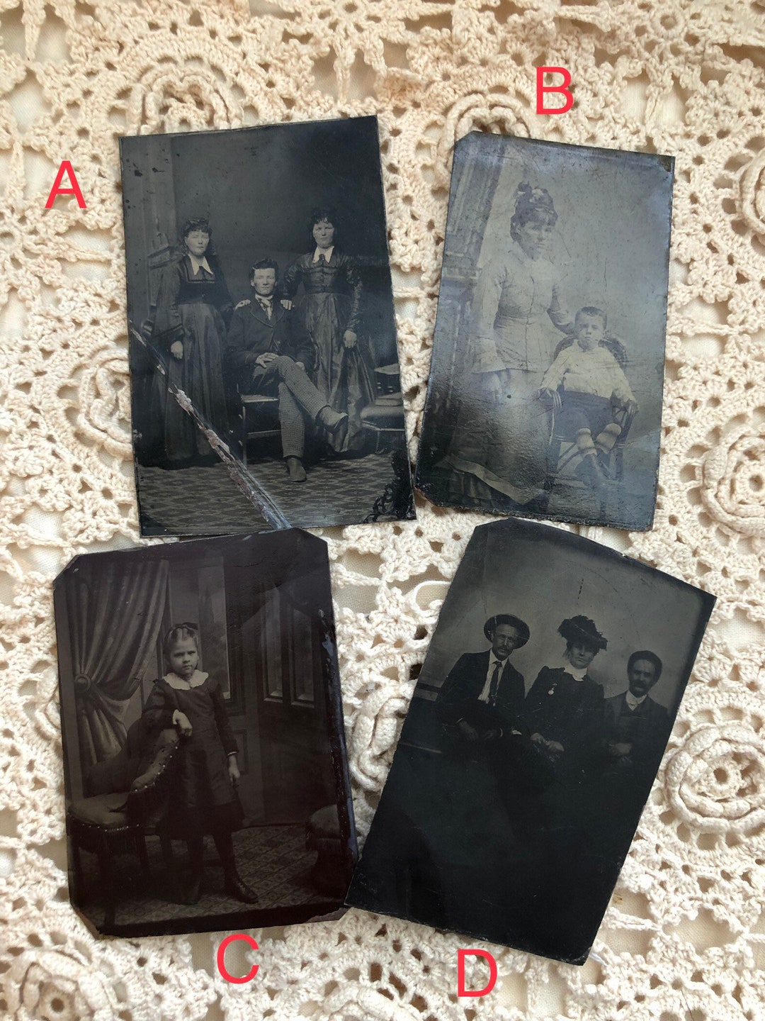 Antique Victorian Tin Type - Etsy