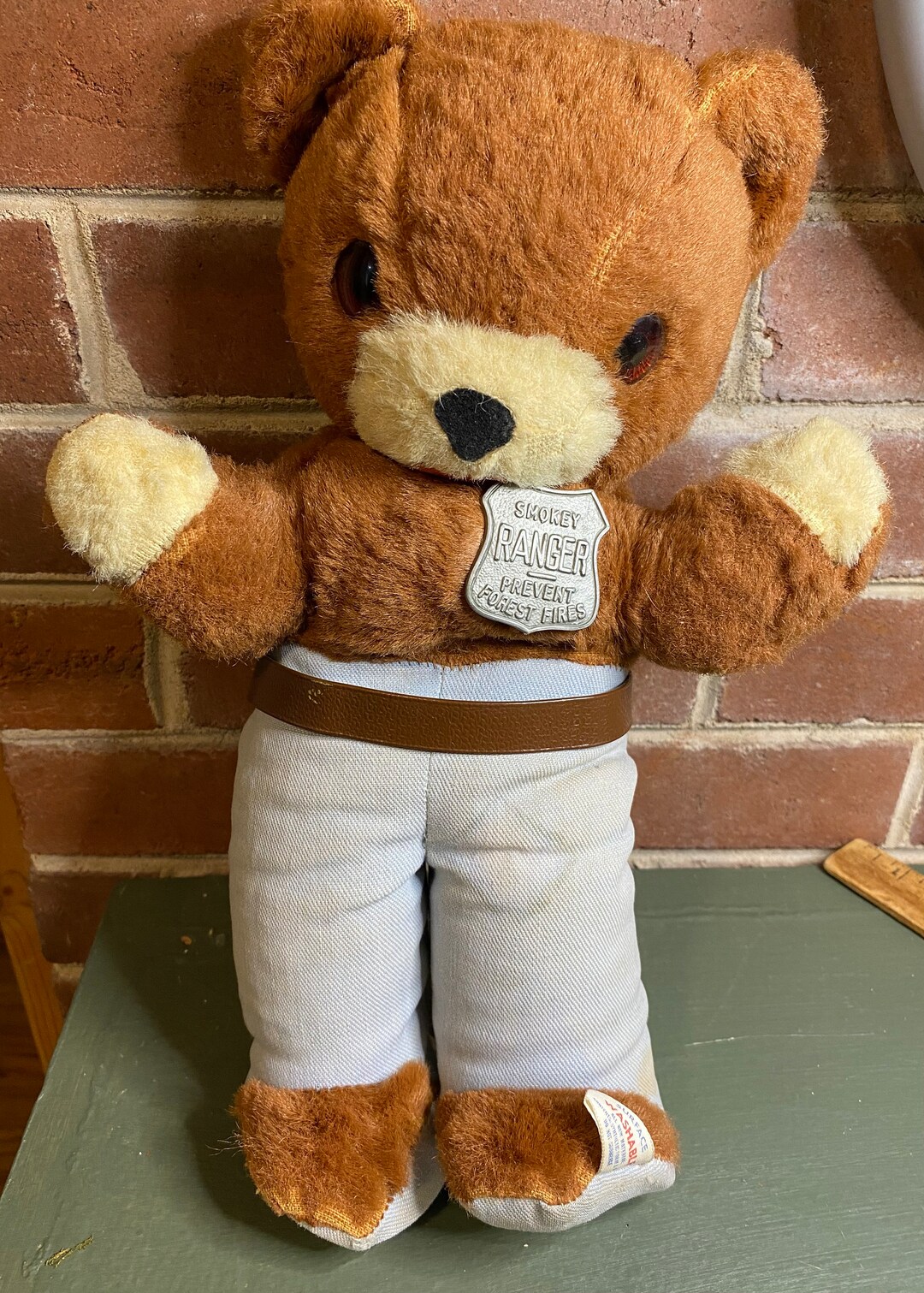 Vintage Ideal Smoky the Bear - Etsy