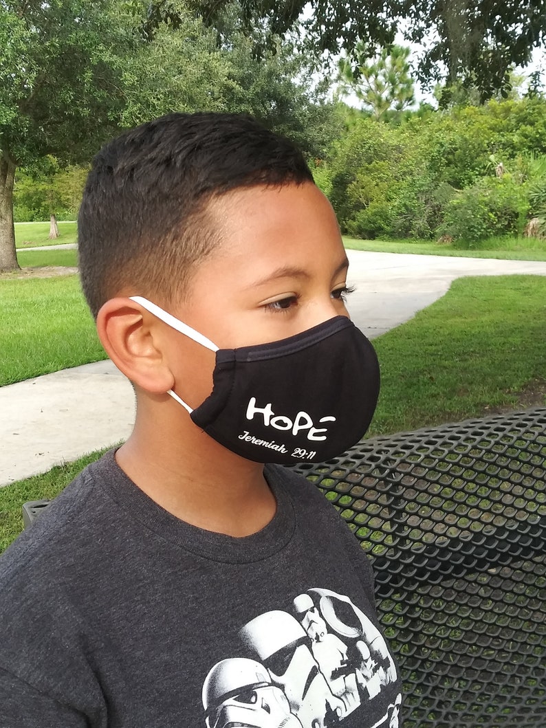Hope Religious Face Mask Jeremiah 29:11 - Etsy