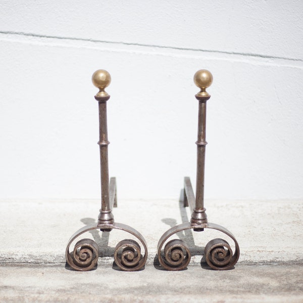 Large Andirons - Etsy