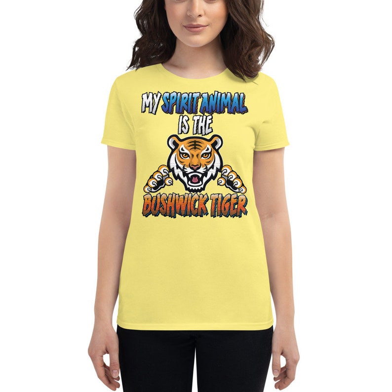 Spirit Animal - Bushwick Tiger - Women's Short Sleeve T-shirt - Etsy