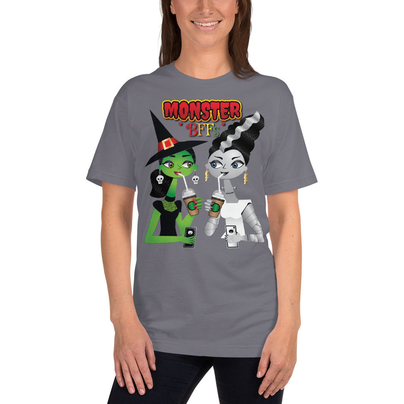 Monster Best Friends Forever T-shirt - Etsy