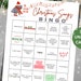 30 Unique Christmas Song Bingo Cards, Adult Kids Christmas Game ...