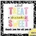Teacher Sweet Treat Gift Tag, Teacher Appreciation, Baked Snack Teacher ...