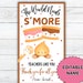 Editable the World Needs S'more Teachers Like You Gift Tag, Teacher ...