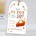 Thanksgiving Pie Appreciation Printable Gift Tags, Fall Pie Tag ...