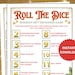 Roll the Dice Holiday Gift Exchange Game, Holiday Fun Gift Swap ...