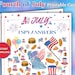 Fourth of July I Spy (find the Object) Game, Printable Family Game ...