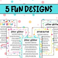 Jitter Glitter Confetti: Back to School Student Gift With Poem - Etsy