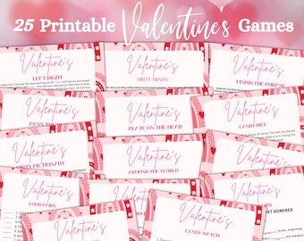 Printable Mega Galentines Day Game Bundle Party Games and Activities ...