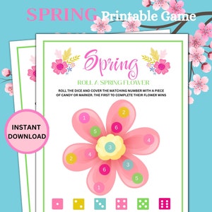 Printable SPRING Game, Spring Party Game and Activity, Kids Party Games ...