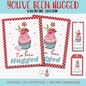 You've Been Hugged Printable Bundle, We've Been Hugged Kit, I've Been ...