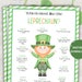 Printable St Patrick's Day Who is Most Like Leprechaun Game, St Paddy's ...