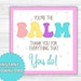 You're the Balm Gift Tag, Teacher Appreciation Lip Balm, Staff Co ...