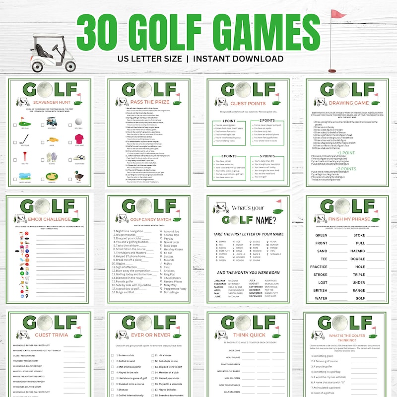 Mens Birthday Activity Set - Etsy