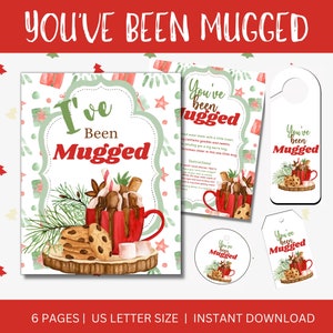 You've Been Mugged Printable Bundle, We've Been Mugged Kit, I've Been ...