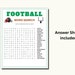 Football Games Bundle, Football Party Games, Football Birthday Party ...