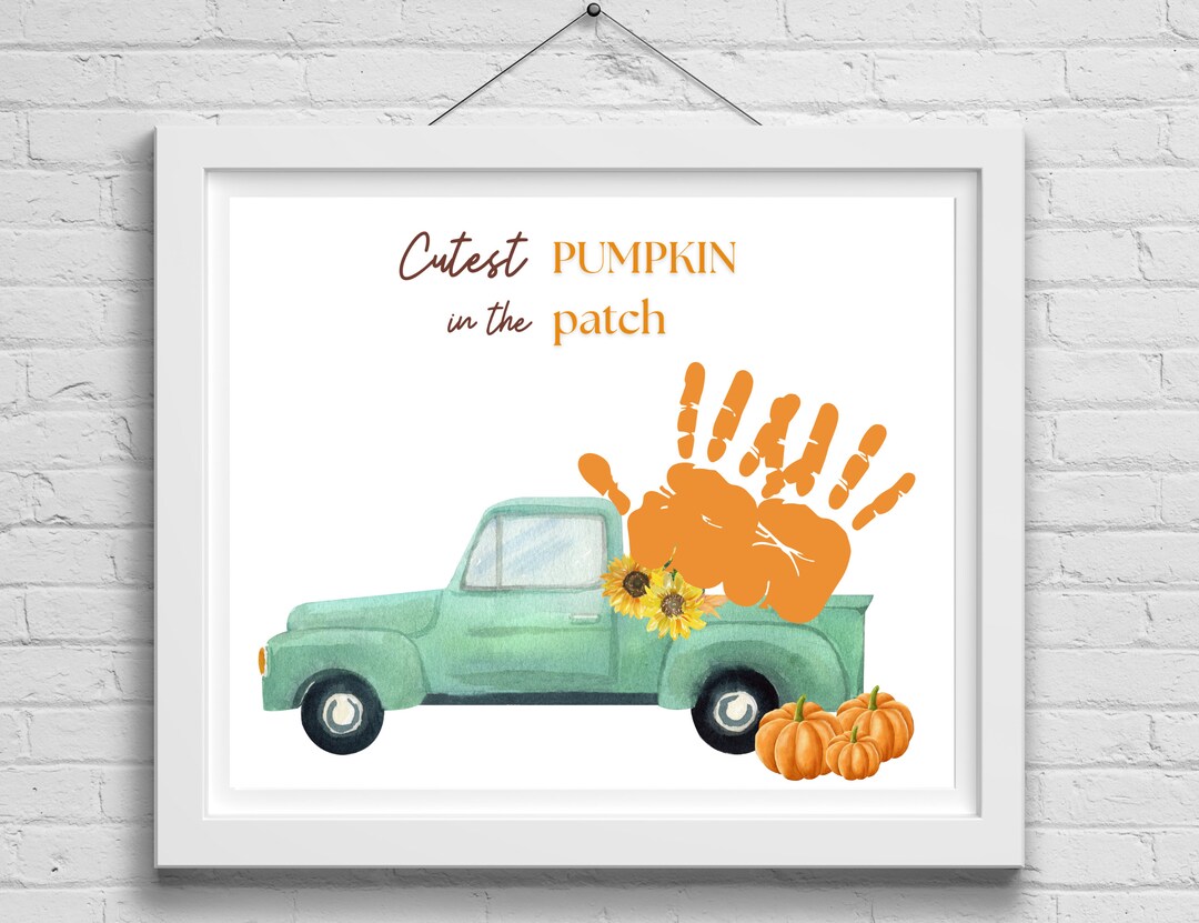Fall Handprint Art, Fall Craft, Kids Handprint Art Craft, Fall Art for ...