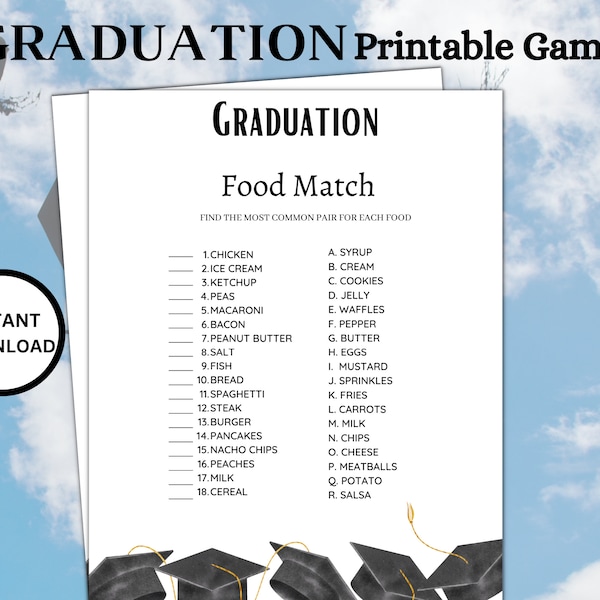 Graduation Party Scavenger Hunt - Etsy