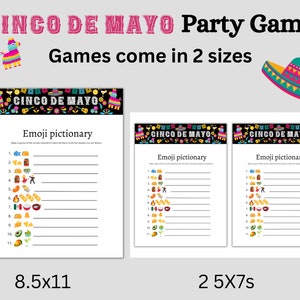 Cinco De Mayo Game, Cinco De Mayo Printable, Cinco De Mayo Party Games ...