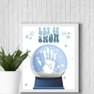 Winter Handprint Art Bundle, Winter Craft, Kids Handprint Art Craft ...