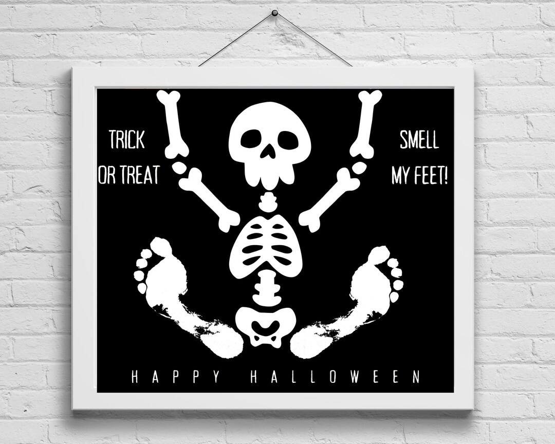 Halloween Handprint Footprint Art Halloween Craft Kids Art Etsy halloween-handprint-footprint-art-halloween-craft-kids-art-etsy