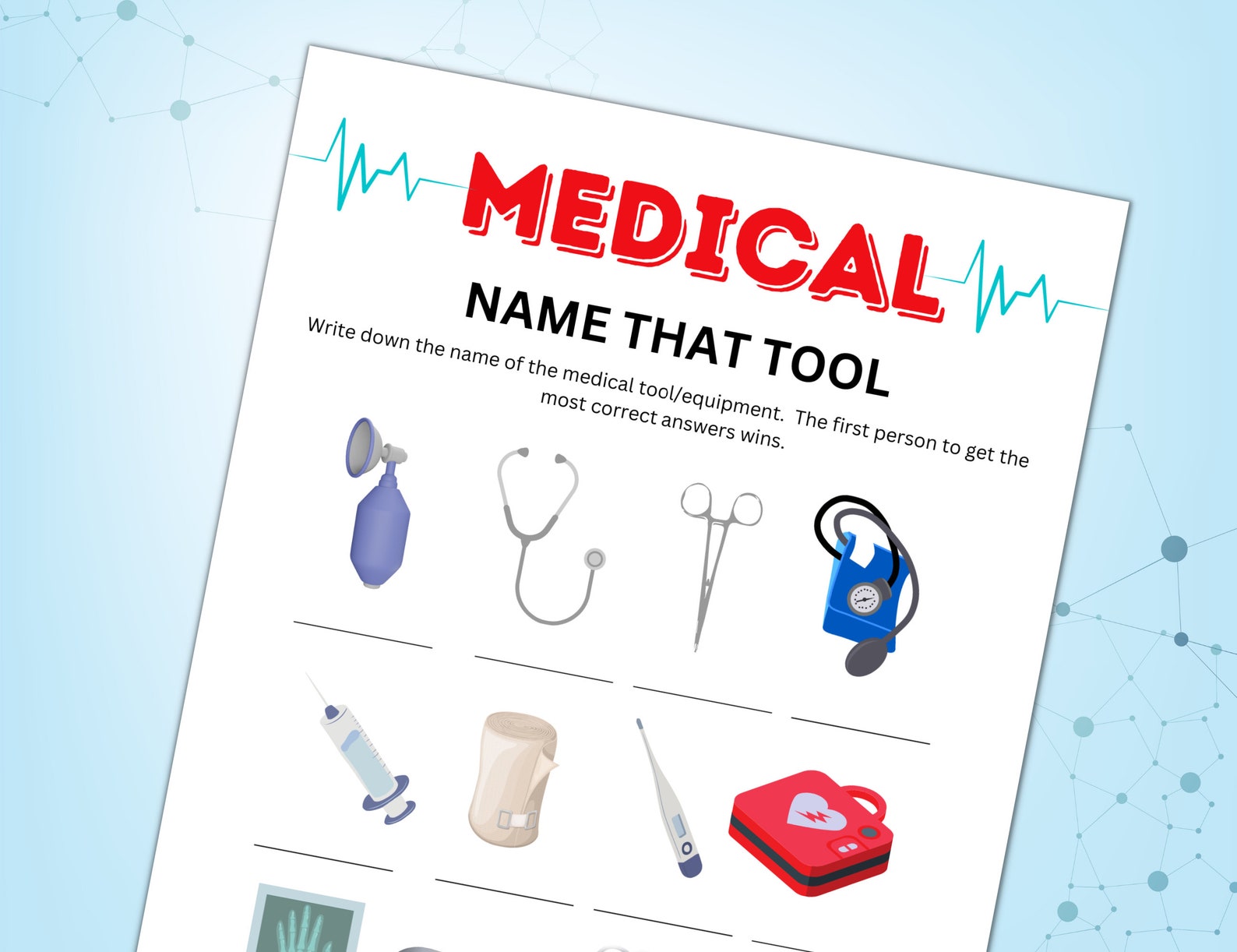 Medical Game, Printable Nursing Games, Doctor Games, Radiology Games ...