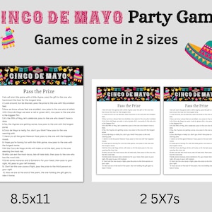 Cinco De Mayo Game, Cinco De Mayo Printable, Cinco De Mayo Party Games ...