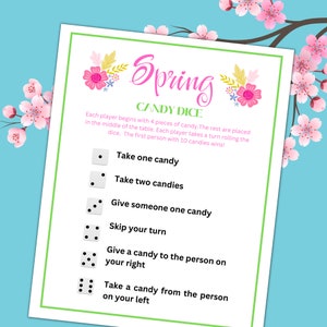 Printable SPRING Game, Spring Party Game and Activity, Kids Party Games ...