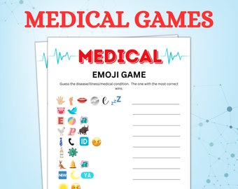 Medical Game Bundle, Printable Nursing Games, Doctor Games, Radiology ...