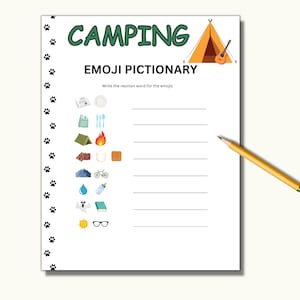 Camping Games Bundle for Kids & Adults, Camping Activities, Family ...