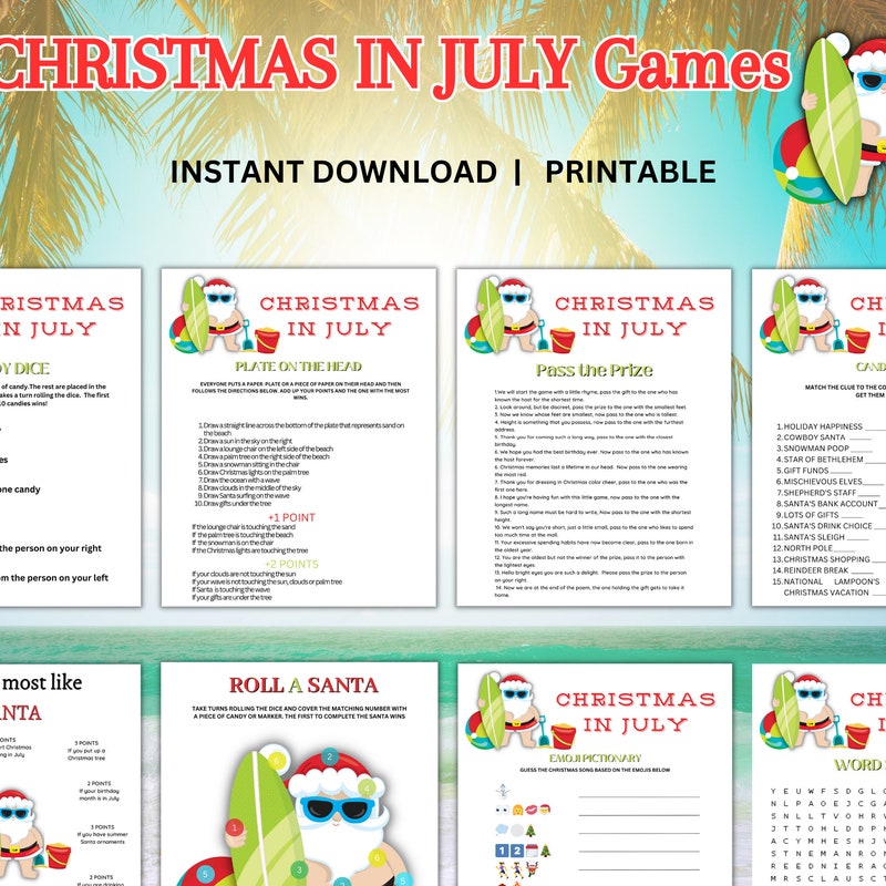 Christmas in July Party - Etsy