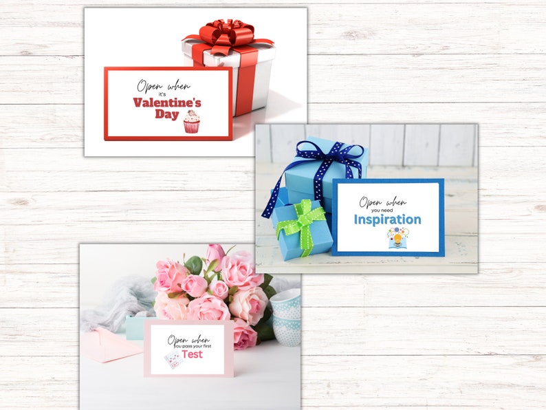 Open When Envelope Labels for College Students, University Letters for ...