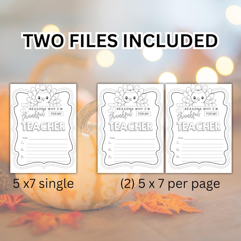 Coloring Teacher Thanksgiving Page, Teacher Thankful Card, Day Care ...