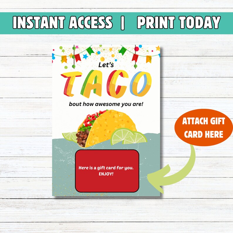 Teacher Appreciation Printable Gift Card Holder, Teacher Gift Card ...