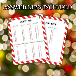 Printable Christmas Trivia Games, History Trivia Songs Trivia Nativity ...