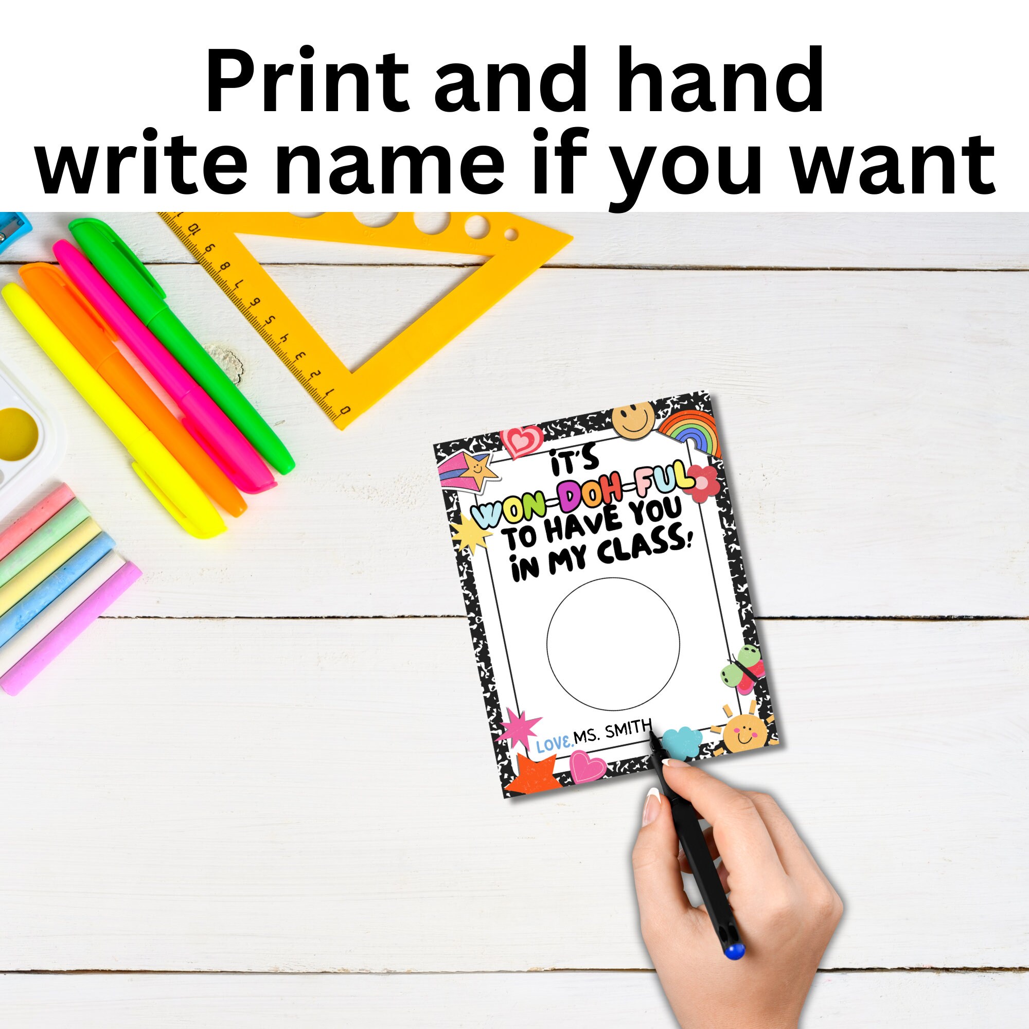 Editable Doh Back to School Play Gift, Meet the Teacher Doh Tag for ...