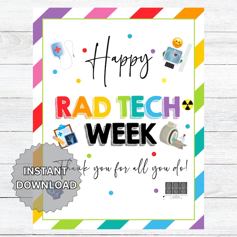 Rad Tech Week Banner - Etsy