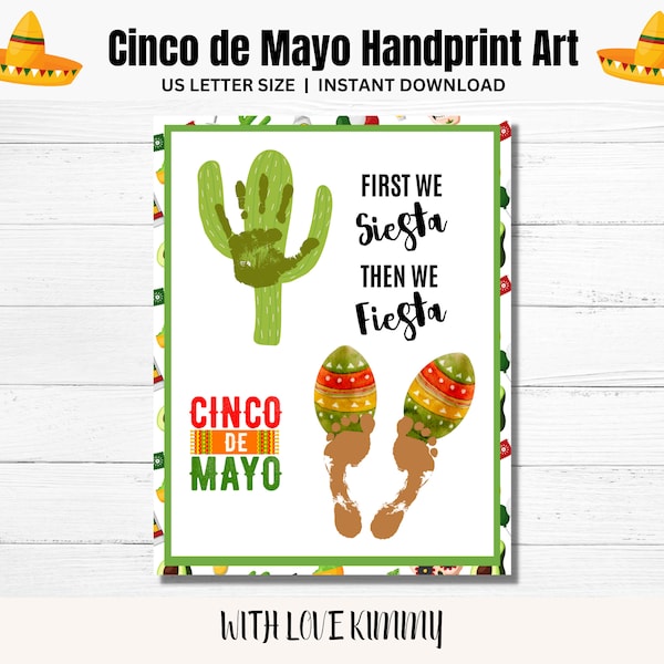 Cinco De Mayo Handprint - Etsy