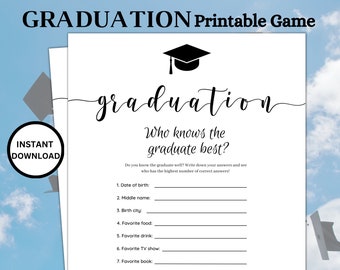 Printable Graduation Games, Selfie Scavenger Hunt 2024 Graduation Games ...