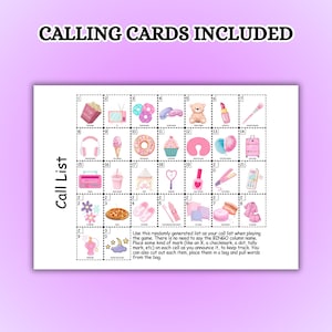 30 Pajama Party Bingo Games, Sleepover Bingo Game Activity, Slumber ...