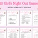 Printable Girls Night Out Game Bundle Party Games and Activities, Girls ...